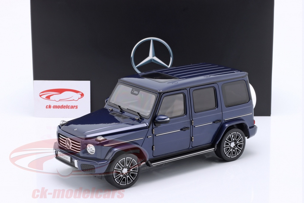 Norev 1:18 Mercedes-Benz G-Class G500 AMG Line Year 2018 sodalite blue ...
