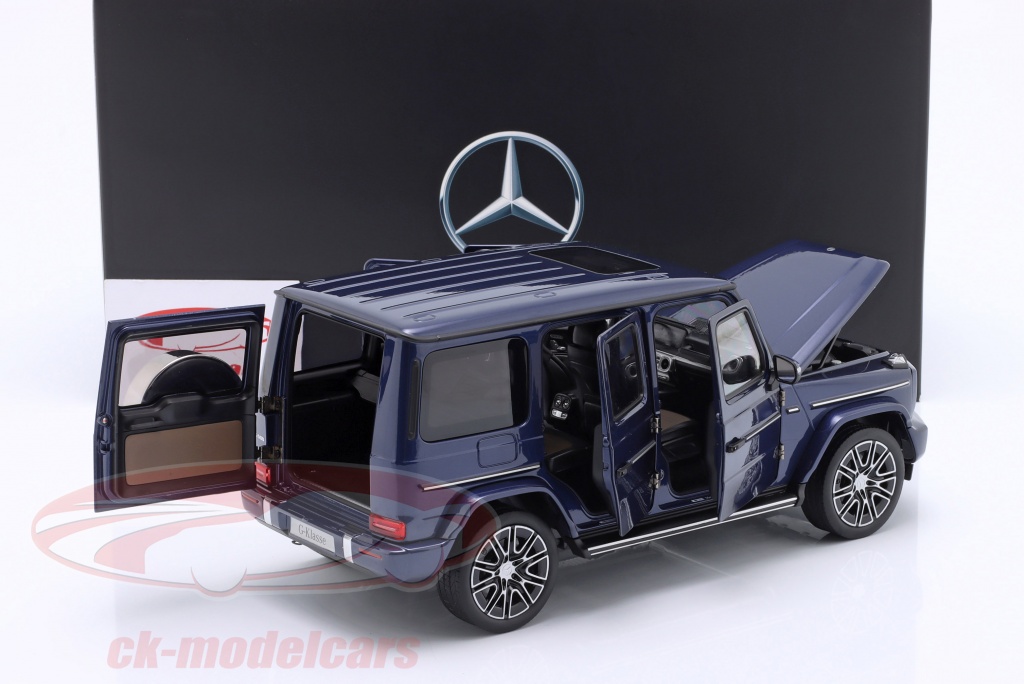 Norev 1:18 Mercedes-Benz G-Class G500 AMG Line Year 2018 sodalite blue ...