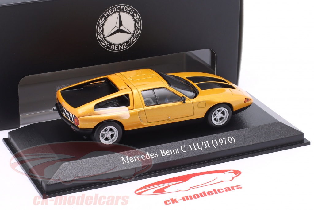 Minichamps 1:43 Mercedes-Benz C 111/II 建造年份 1970 橙子 B66041069 模型 汽车 B66041069