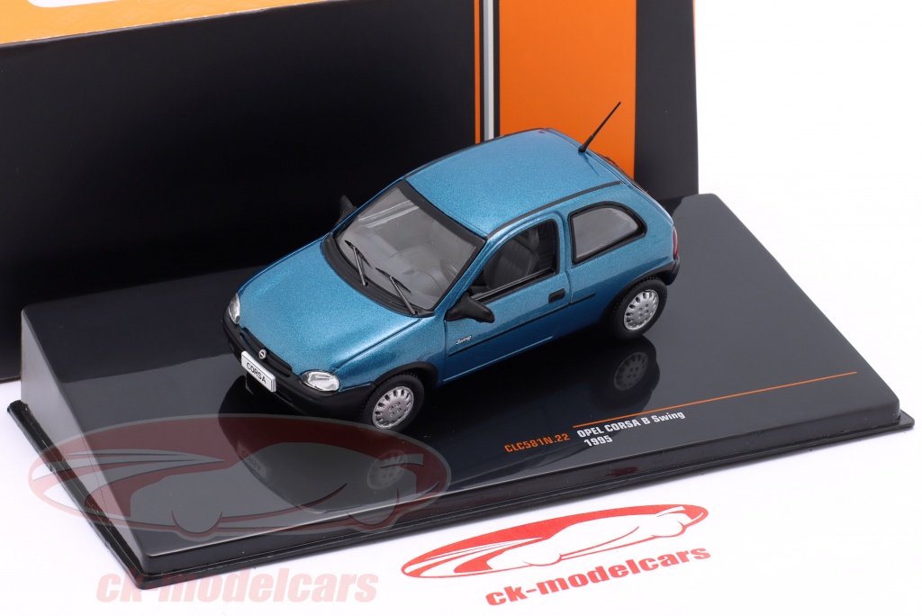 Ixo 1:43 Opel Corsa B Swing Ano de construção 1995 verde metálico ...
