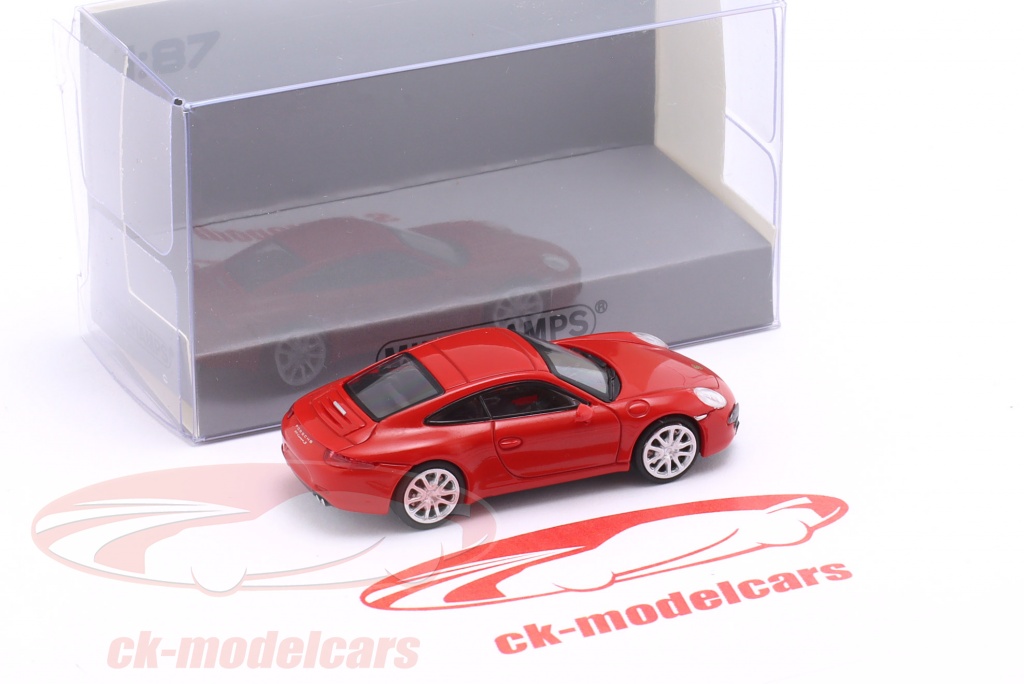 Minichamps 1:87 Porsche 911 (991) Carrera S Year 2013 red 870068020 ...