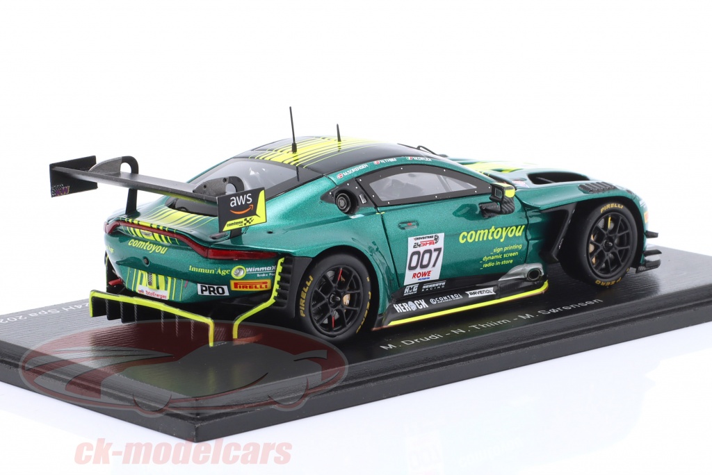 Spark 1:43 Aston Martin Vantage AMR GT3 Evo #007 Sieger 24h Spa 2024 ...