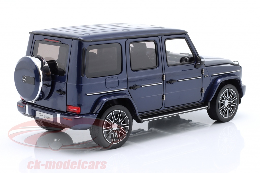 Norev 1:18 Mercedes-Benz G-Class G500 AMG Line Year 2018 sodalite blue ...