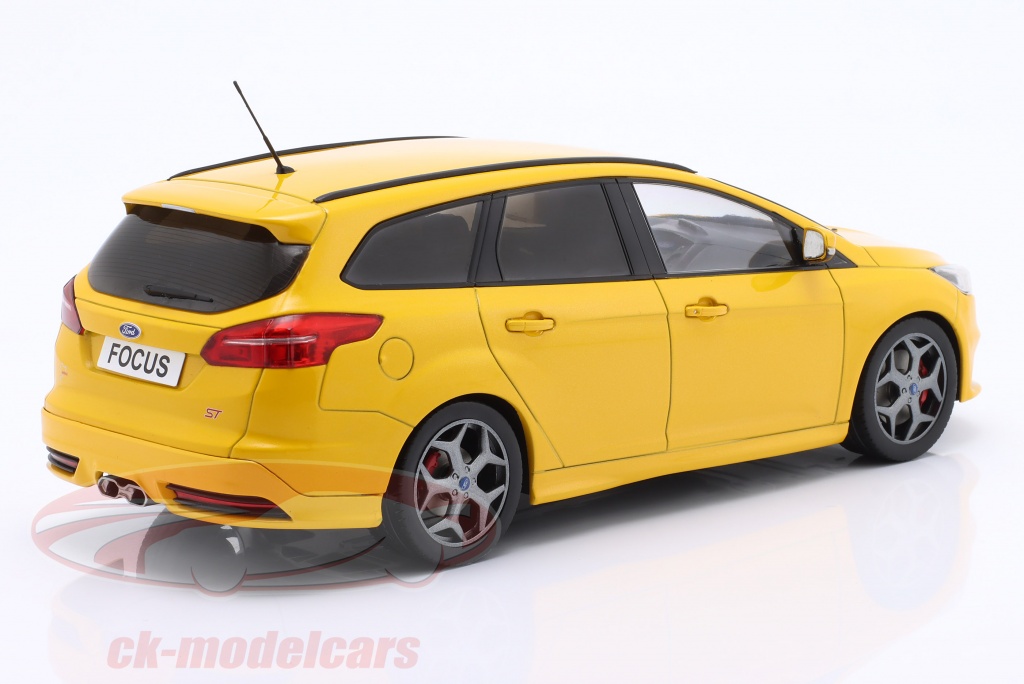 Ixo 1:18 Ford Focus ST Turnier Year 2014 yellow metallic MCG18464 model ...