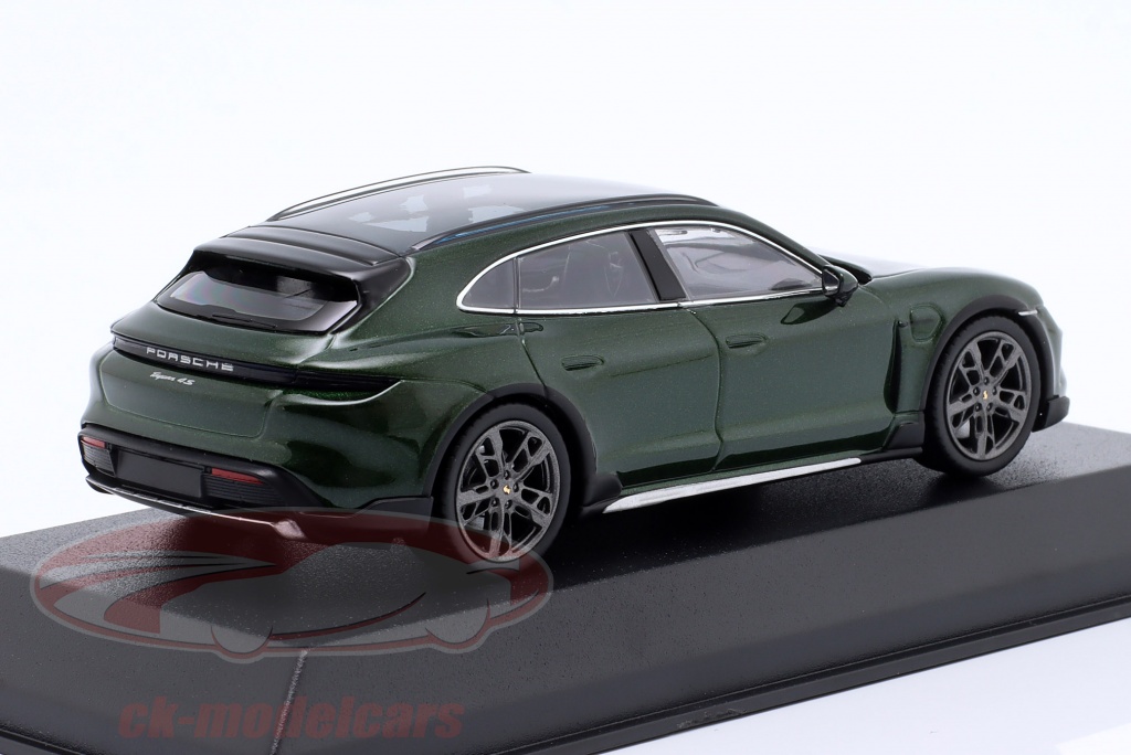 Norev 1:43 Porsche Taycan 4S Cross Turismo (J1 PA) oak green metallic ...