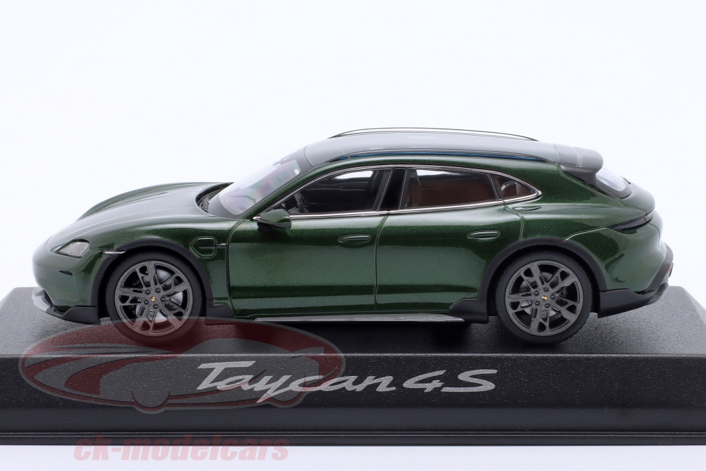 Norev 1:43 Porsche Taycan 4S Cross Turismo (J1 PA) oak green metallic ...