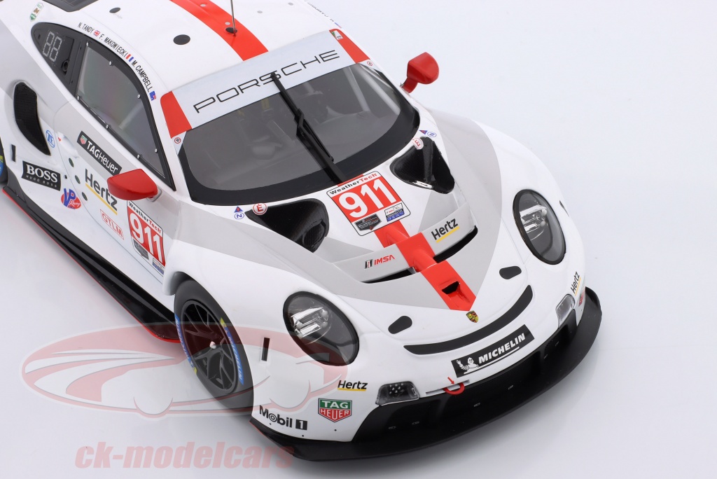 Ixo 1:18 Porsche 911 RSR #911 24h Daytona 2020 Porsche GT Team LEGT18-23011 モデル 車 LEGT18-23011 ...