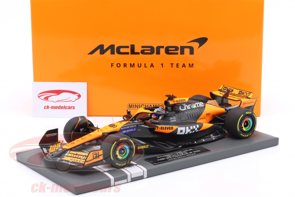 Minichamps 1:18 Oscar Piastri McLaren MCL38 #81 First F1 Win Hungary GP ...