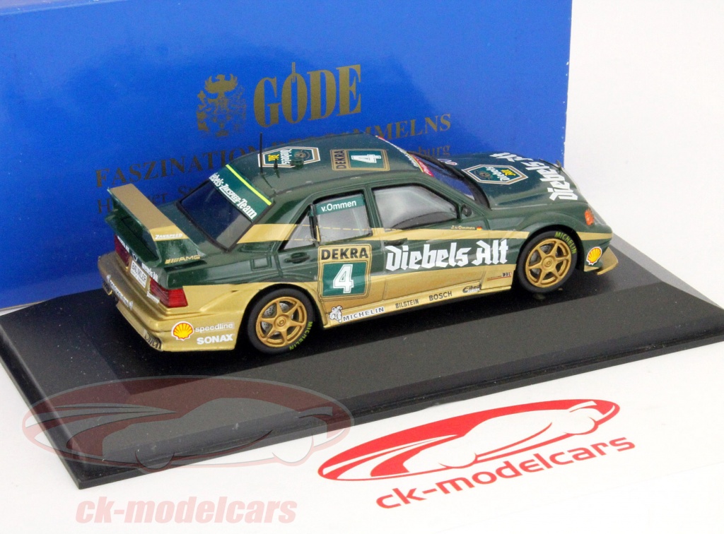 Minichamps 1:43 Jv Ommen Mercedes-Benz 190 Evo II DTM 1993 Göde Edition ...
