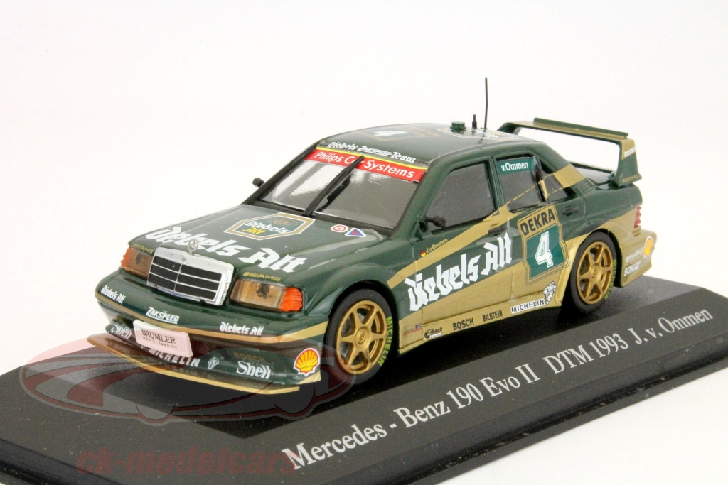 Minichamps 1:43 Jv Ommen Mercedes-Benz 190 Evo II DTM 1993 Göde Edition ...