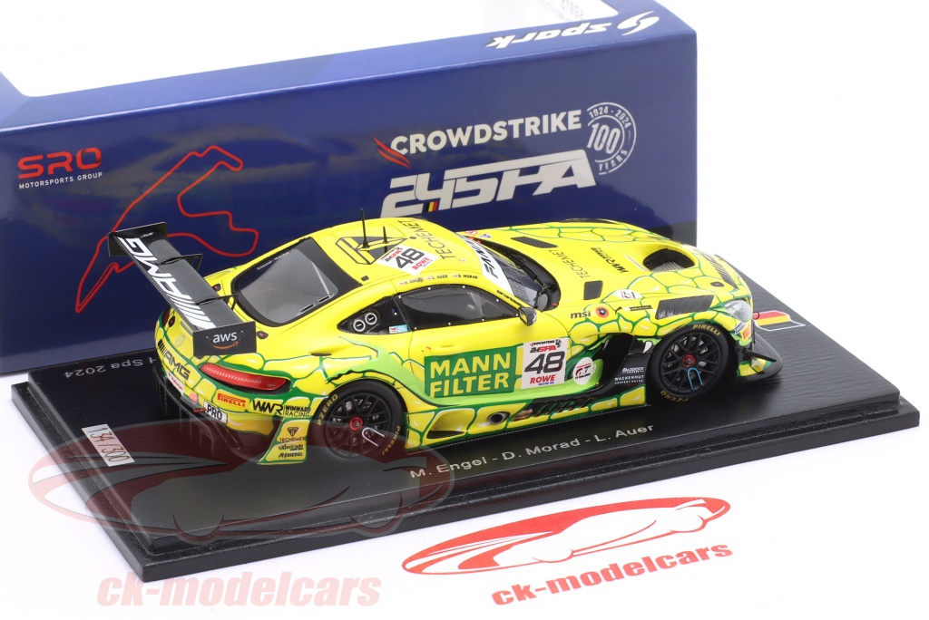 Spark 1:43 Mercedes-Benz AMG GT3 Evo #48 24h Spa 2024 Auer, Engel ...