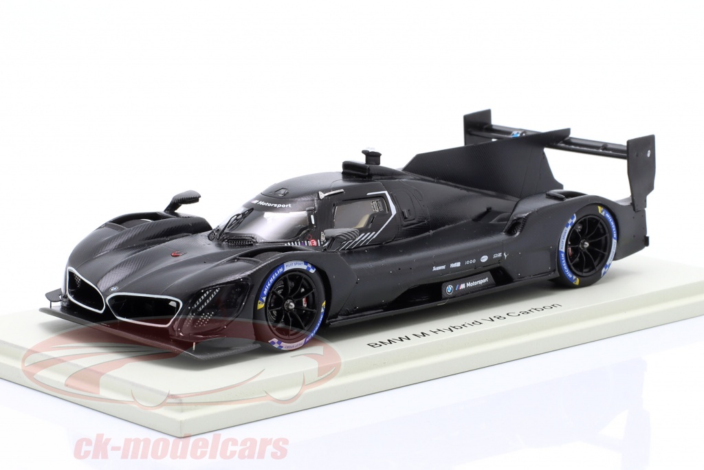 Spark 1:43 BMW M Hybrid V8 Carbon Presentation Car 2023 noir S9107 modèle voiture S9107 ...