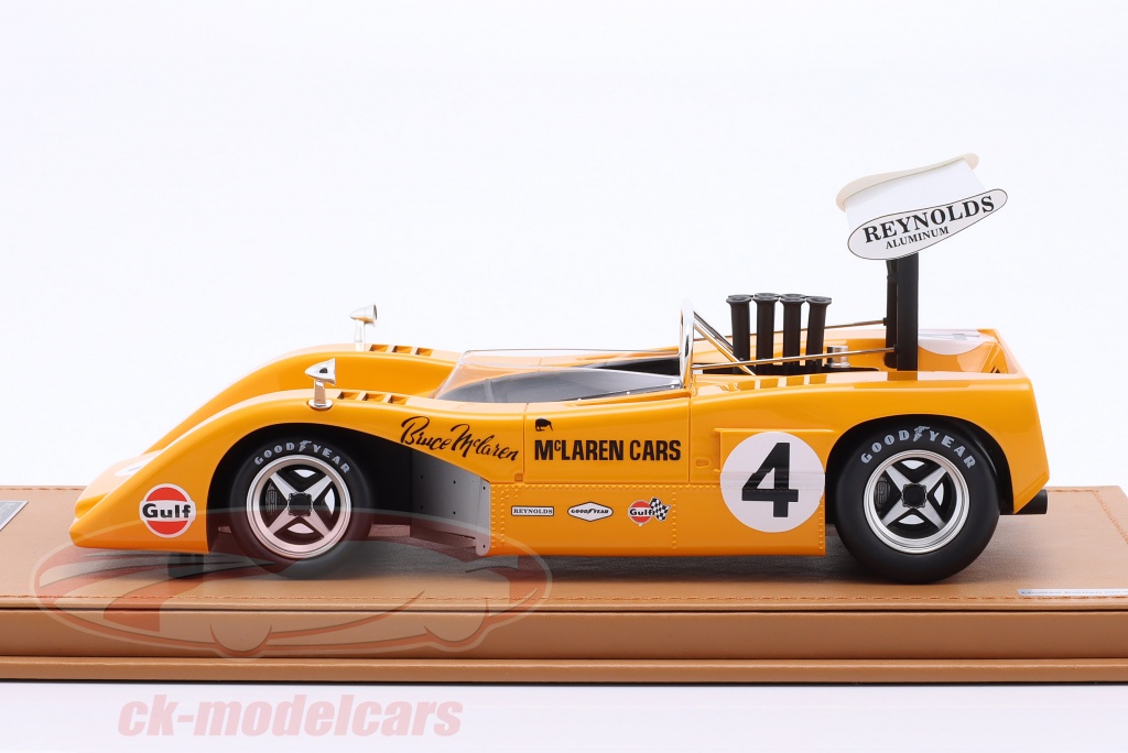 Tecnomodel 1:18 McLaren M8B Chevrolet #4 Winner Can-Am Watkins Glen 1969 McLaren TM18-330A model ...