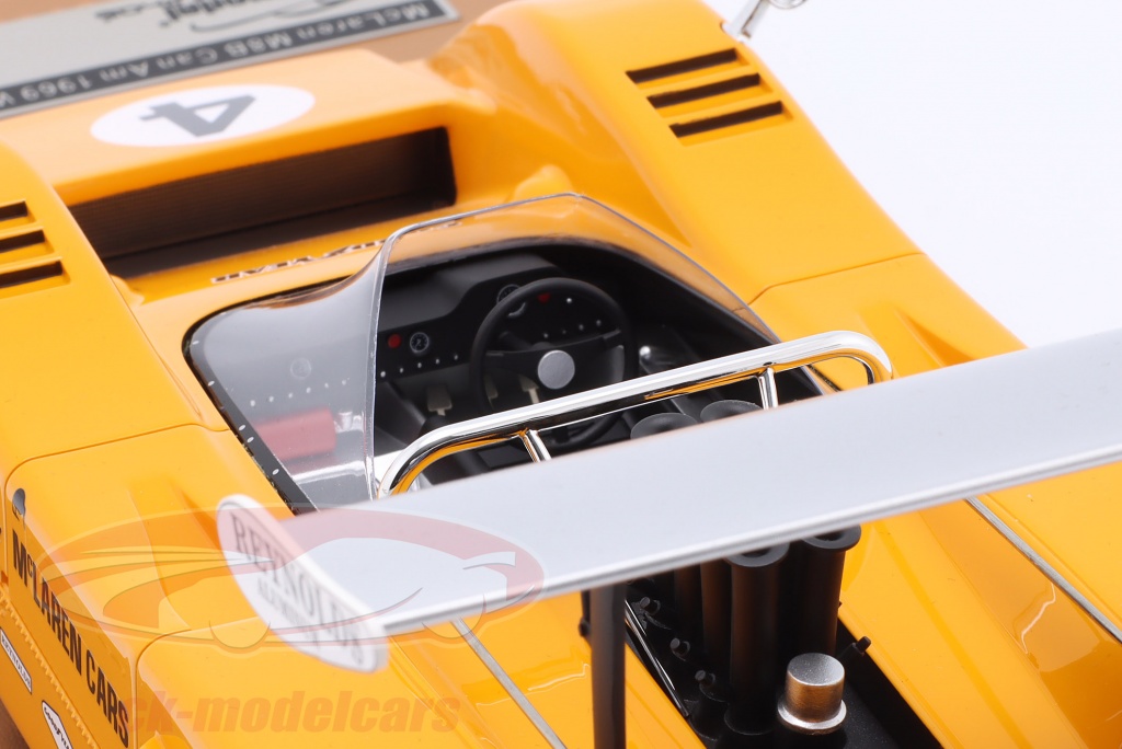 Tecnomodel 1:18 McLaren M8B Chevrolet #4 Winner Can-Am Watkins Glen 1969 McLaren TM18-330A model ...