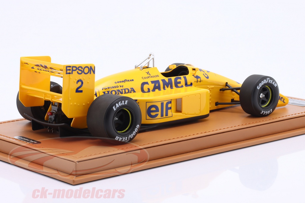 Tecnomodel 1:18 Satoru Nakajima Lotus 100T #2 7th Japan GP Formel 1 1988 TM18-349B Modellauto ...