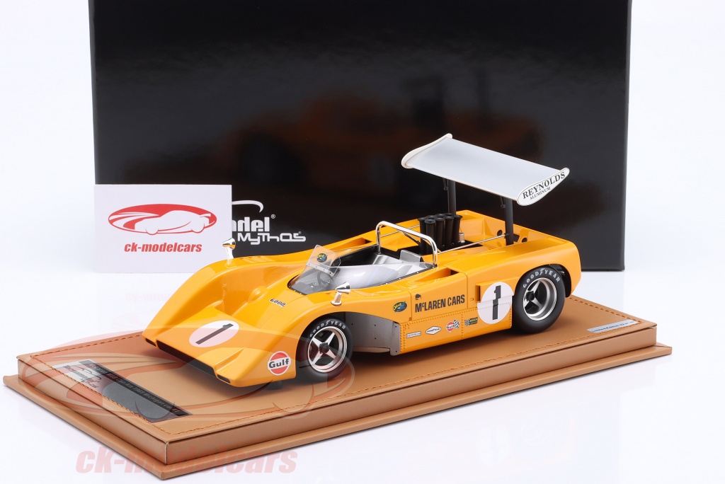 Tecnomodel 1:18 McLaren M8B Chevrolet #1 3e Can-Am Michigan 1969 Gurney ...