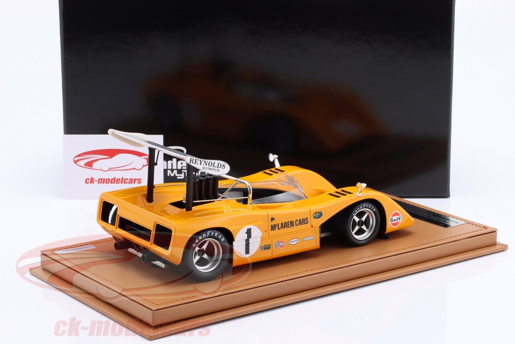 Tecnomodel 1:18 McLaren M8B Chevrolet #1 3e Can-Am Michigan 1969 Gurney ...