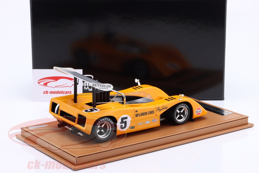 Tecnomodel 1:18 McLaren M8B Chevrolet #5 gagnant Can-Am Mid-Ohio 1969 Hulme TM18-330B modèle ...