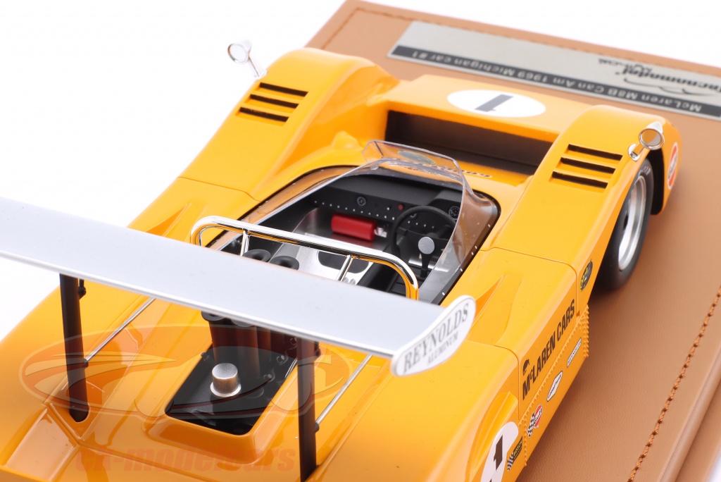 Tecnomodel 1:18 McLaren M8B Chevrolet #1 3rd Can-Am Michigan 1969 Gurney TM18-330C model car ...
