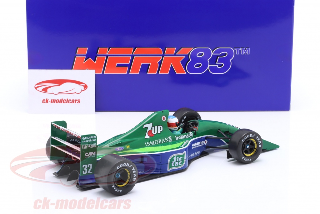 WERK83 1:18 M. Schumacher Jordan 191 #32 1er GP Race Belge GP formule 1 ...