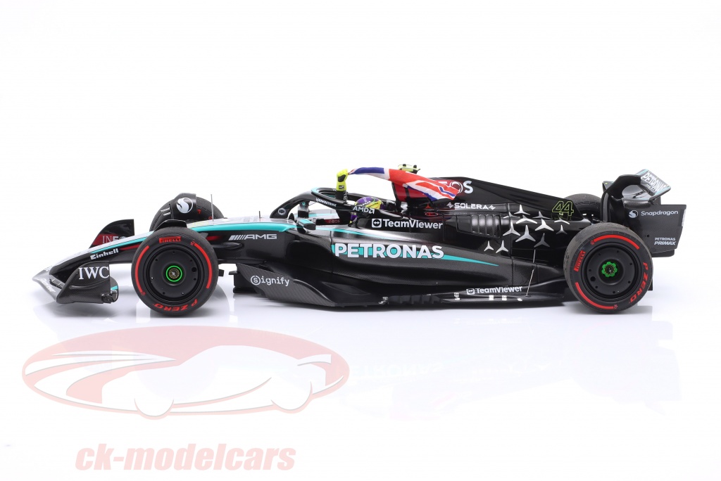 Minichamps 1:18 L. Hamilton Mercedes-AMG F1 W15 #44 Winner British GP Formula 1 2024 110241244 ...