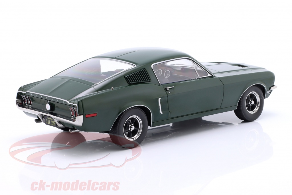 KK-Scale 1:18 Ford Mustang GT Fastback Bullitt 建造年份 1968 深绿色 KKDC181391 ...