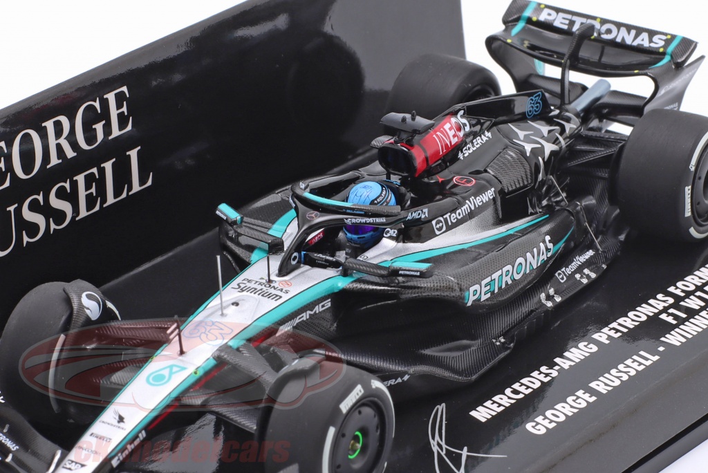 Minichamps 1:43 George Russell Mercedes-AMG F1 W15 #63 Winner Austrian ...