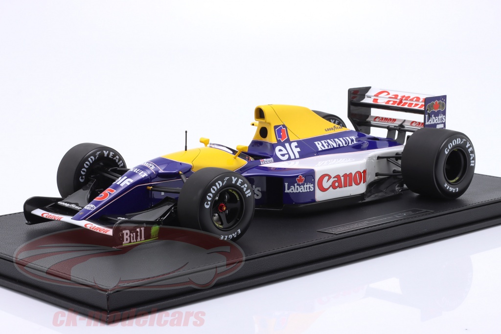 GP Replicas 1:12 N. Mansell Williams FW14B #5 Sieger British GP Formel ...