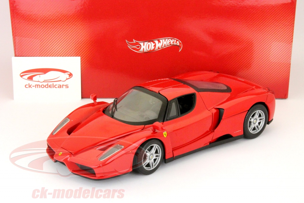 HotWheels 1:18 Ferrari Enzo red 56293 model car 56293 074299562938
