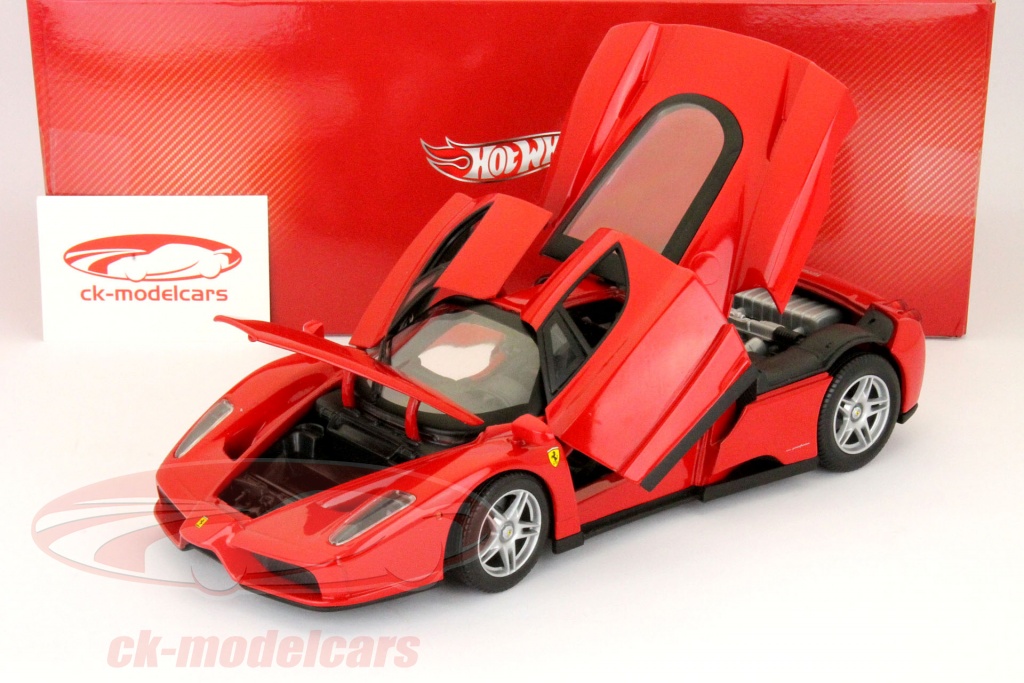 HotWheels 1:18 Ferrari Enzo rot 56293 Modellauto 56293 074299562938