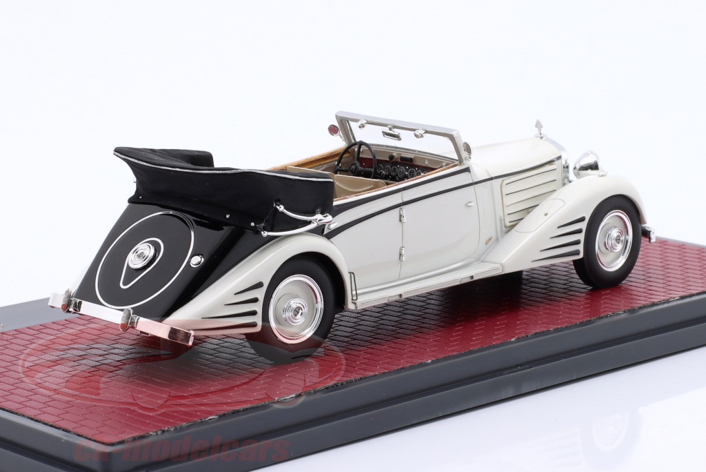 Matrix 1:43 Maybach Zeppelin DS8 4-door Convertible by Spohn 1934 white ...