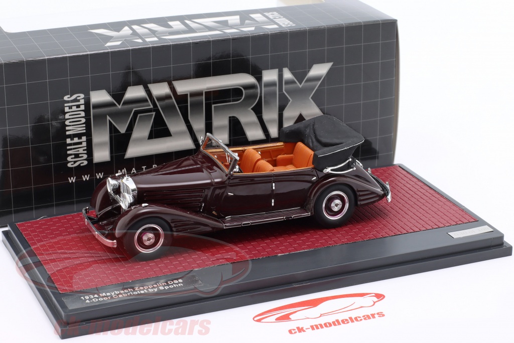 Matrix 1:43 Maybach Zeppelin DS8 4-door Convertible by Spohn 1934 ...