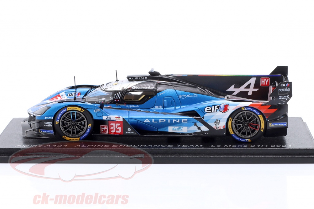 Spark 1:43 Alpine A424 #35 24h LeMans 2024 Chatin, Habsburg, Milesi ...