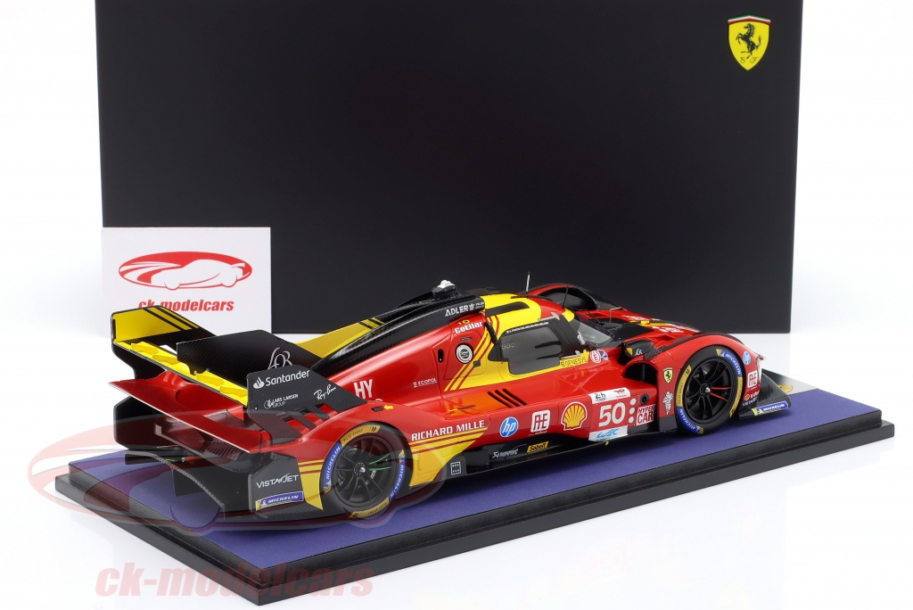 LookSmart 1:18 Ferrari 499P #50 vincitore 24h LeMans 2024 Fuoco, Molina ...