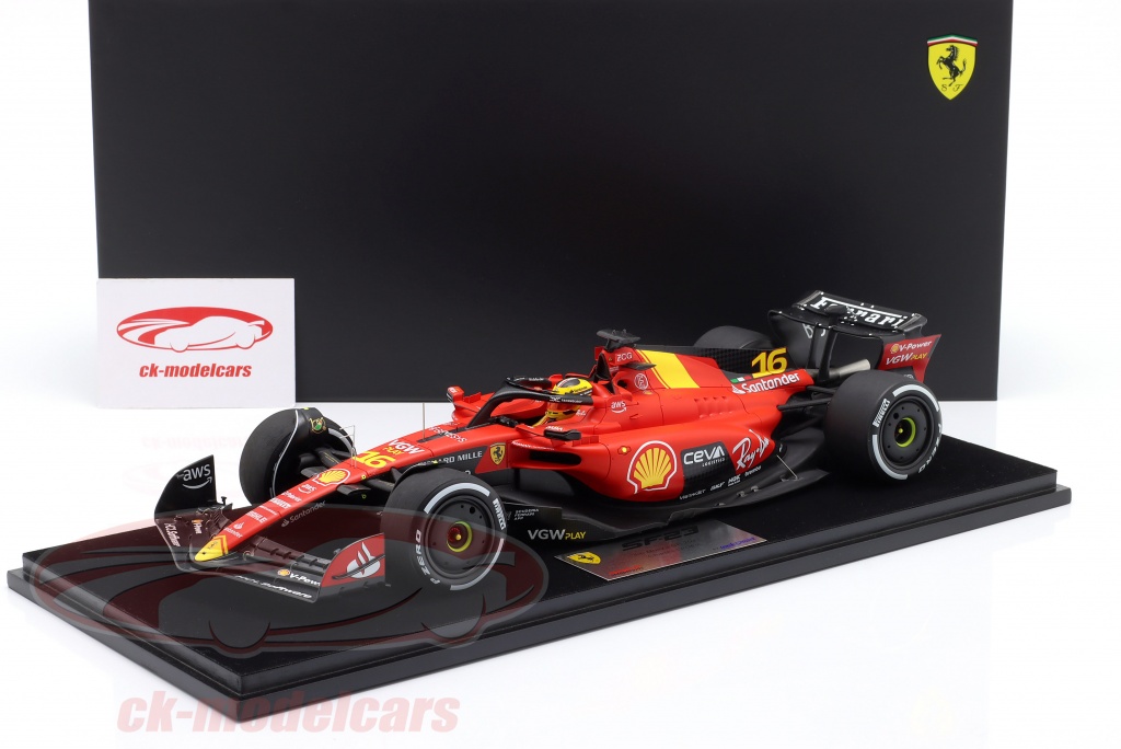 LookSmart 1:18 Charles Leclerc Ferrari SF23 #16 4th Italian GP Formula 1 2023 LS18F1047 model ...