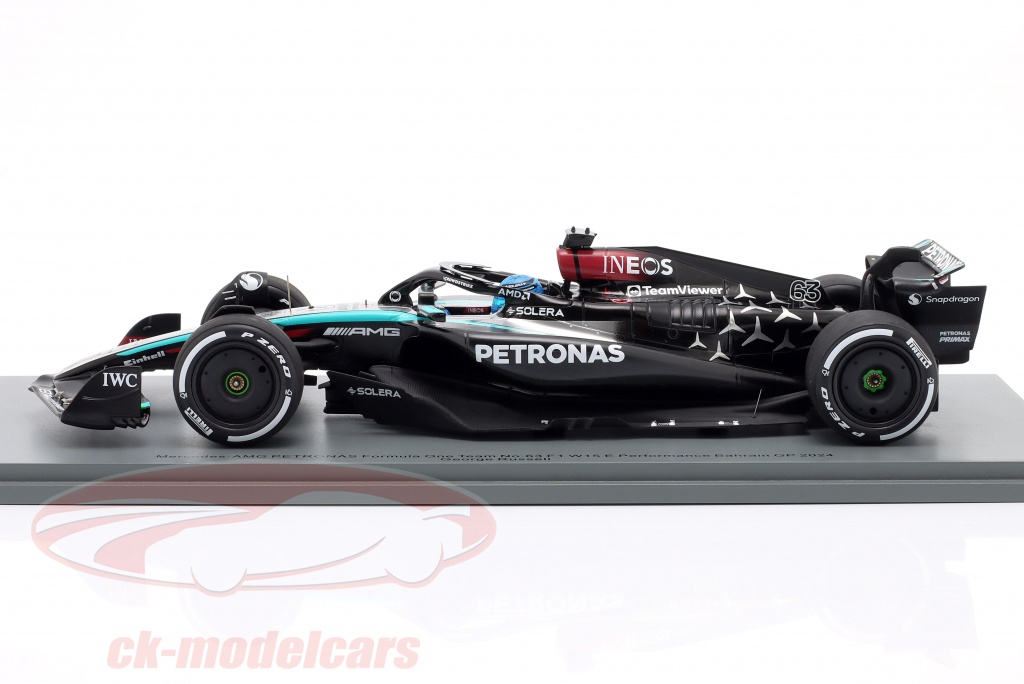 Spark 1:18 George Russell Mercedes-AMG F1 W15 #63 5th Bahrain GP ...
