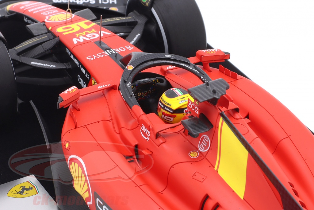 LookSmart 1:18 Charles Leclerc Ferrari SF23 #16 4th Italian GP Formula 1 2023 LS18F1047 model ...