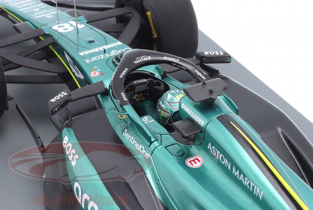 Spark 1:18 Lance Stroll Aston Martin AMR24 #18 Saudi Arabia GP Formula 1 2024 18S993 model car ...
