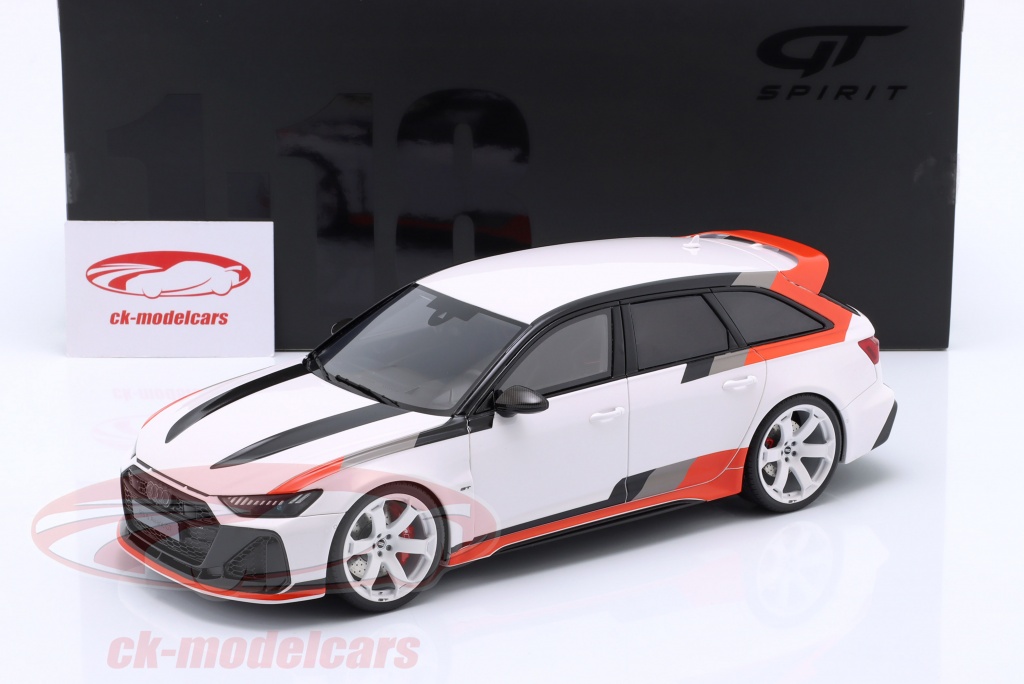 GT-SPIRIT 1:18 Audi RS6 Avant GT (C8) year 2024 Arkona white GT512 ...