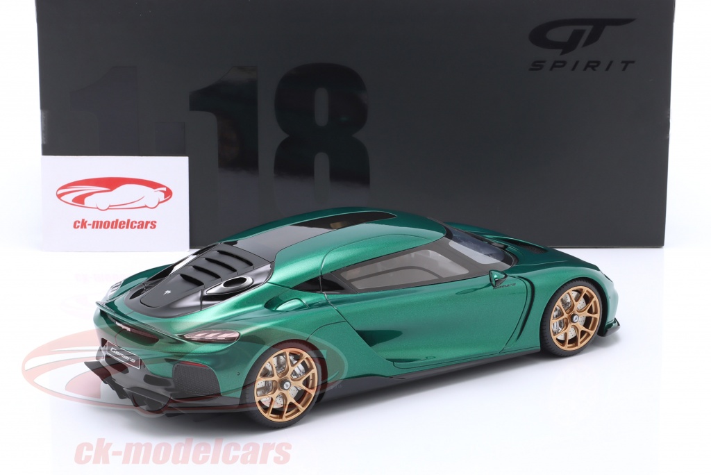 GT-SPIRIT 1:18 Koenigsegg Gemera Год постройки 2024 racing зеленый GT888 модель автомобиль GT888 ...