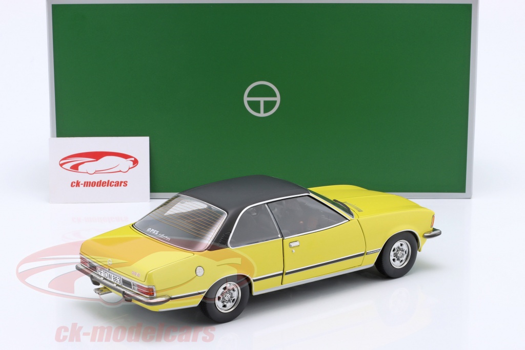 TOURING 1:18 Opel Commodore B GS/E Coupe year 1975 yellow / black ...