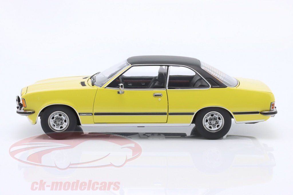 TOURING 1:18 Opel Commodore B GS/E Coupe year 1975 yellow / black ...