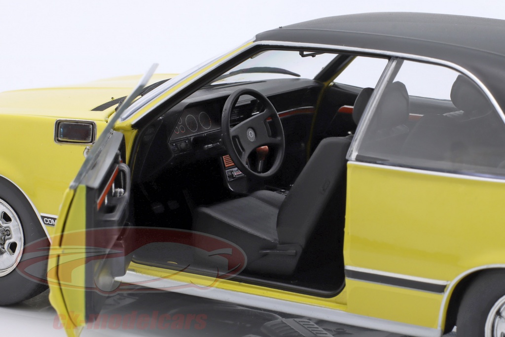 TOURING 1:18 Opel Commodore B GS/E Coupe year 1975 yellow / black ...