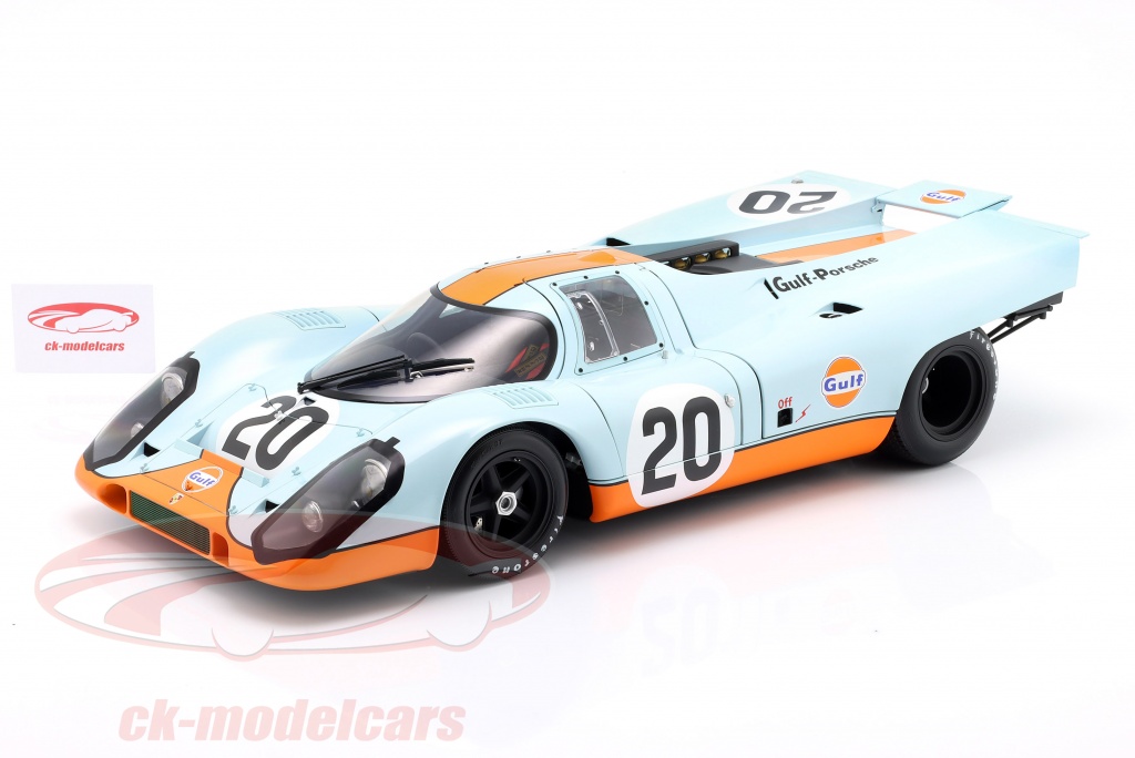 Ixo 1:8 Porsche 917K Gulf #20 24h LeMans 1970 Siffert, Redman IXC.POR ...