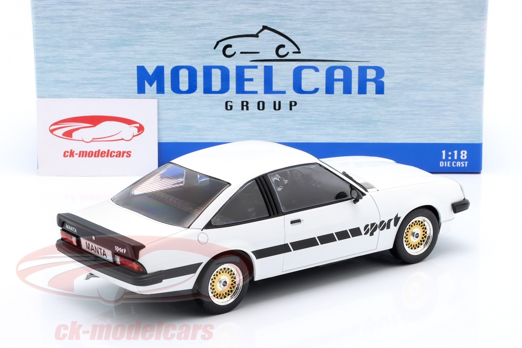 ModelCarGroup 1:18 Opel Manta B Sport Baujahr 1980 weiß ModelCar Group ...