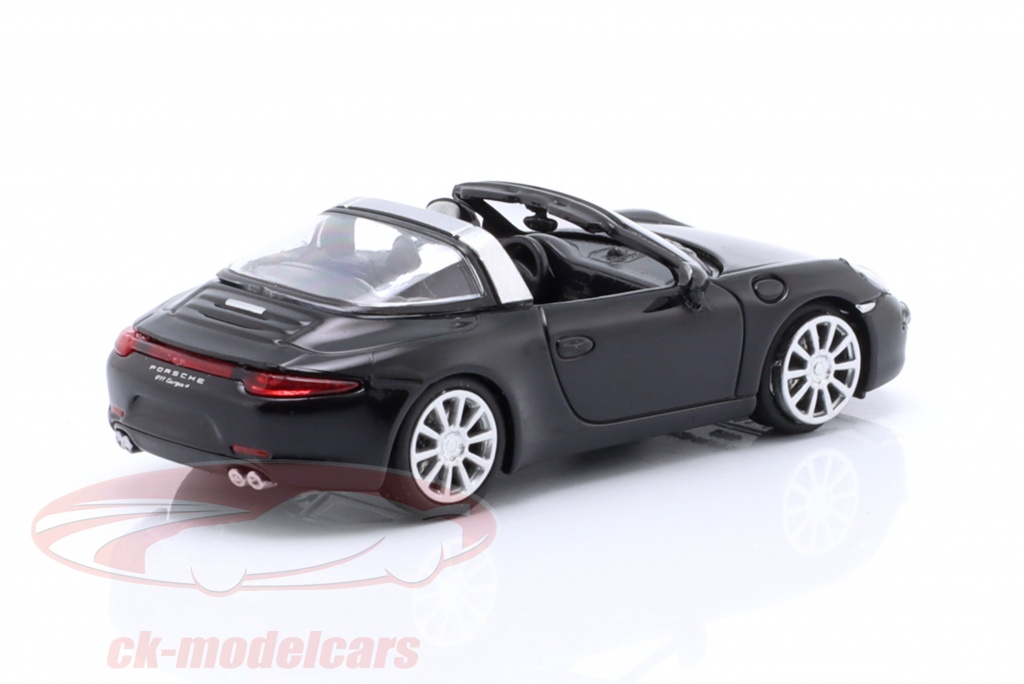 Minichamps 1:87 Porsche 911 Targa Year 2014 black 870068044 model car ...
