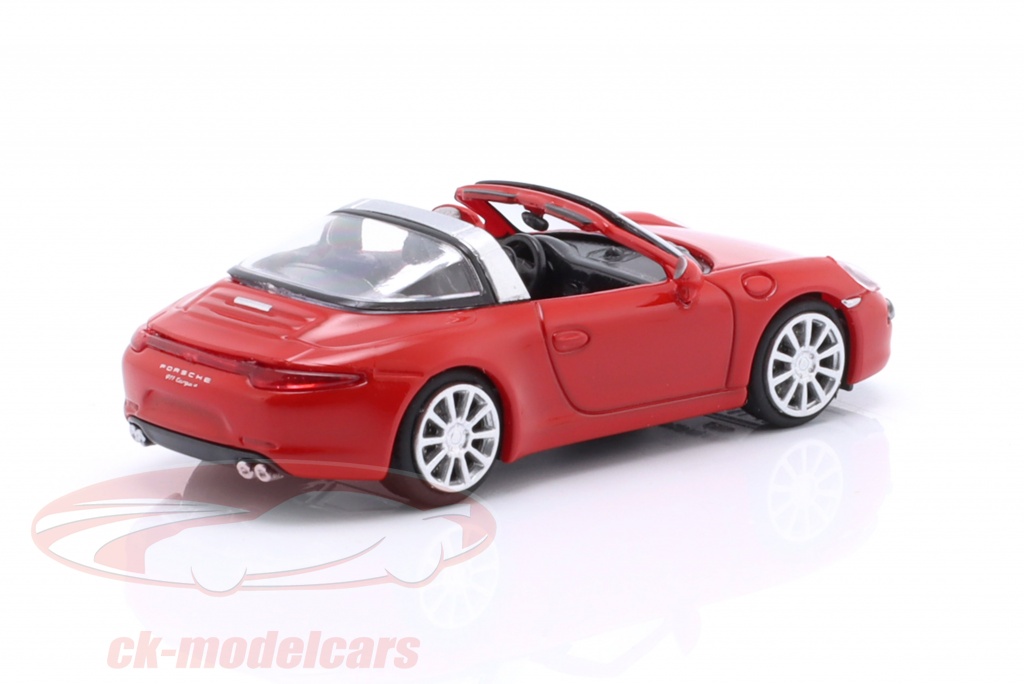 Minichamps 1:87 Porsche 911 Targa Year 2014 red 870068041 model car ...