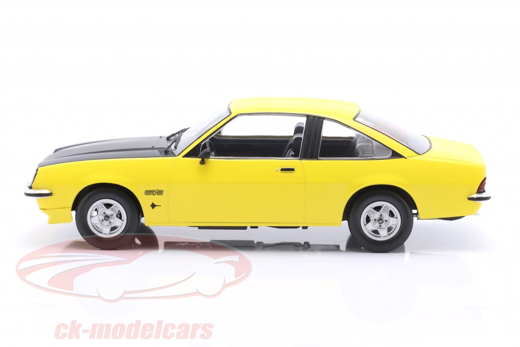 ModelCarGroup 1:18 Opel Manta B GT /E Year 1975 yellow / black ModelCar ...