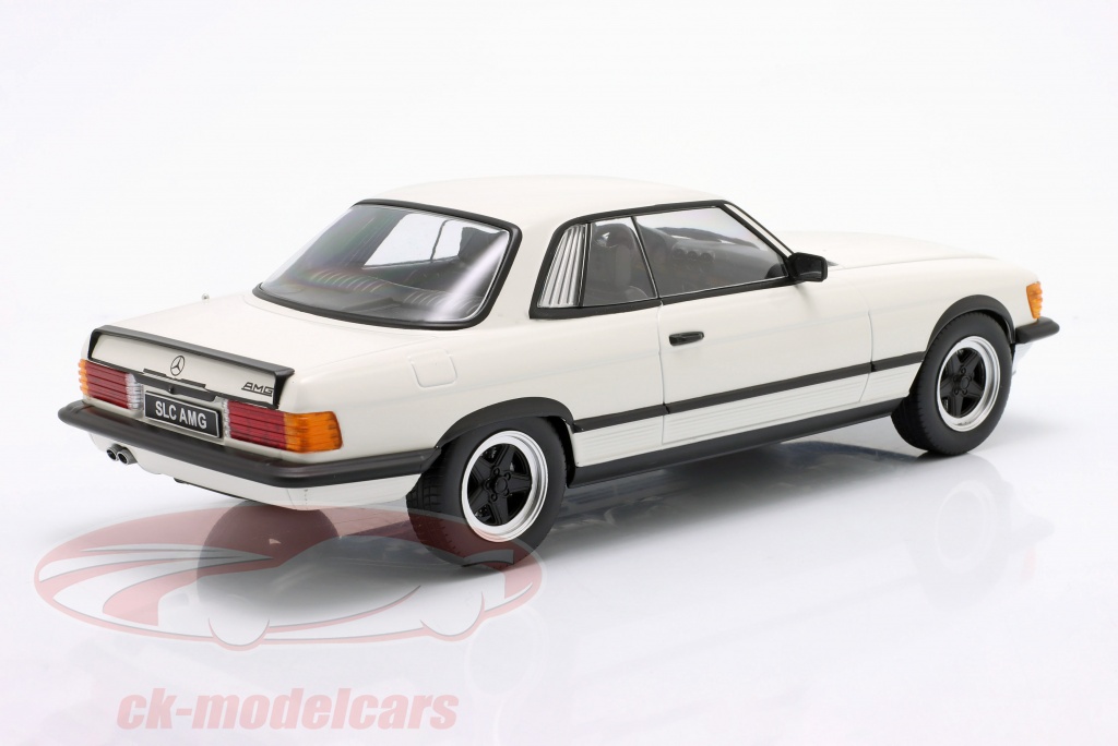 KK-Scale 1:18 Mercedes-Benz 500 SLC 6.0 AMG (C107) year 1985 white ...
