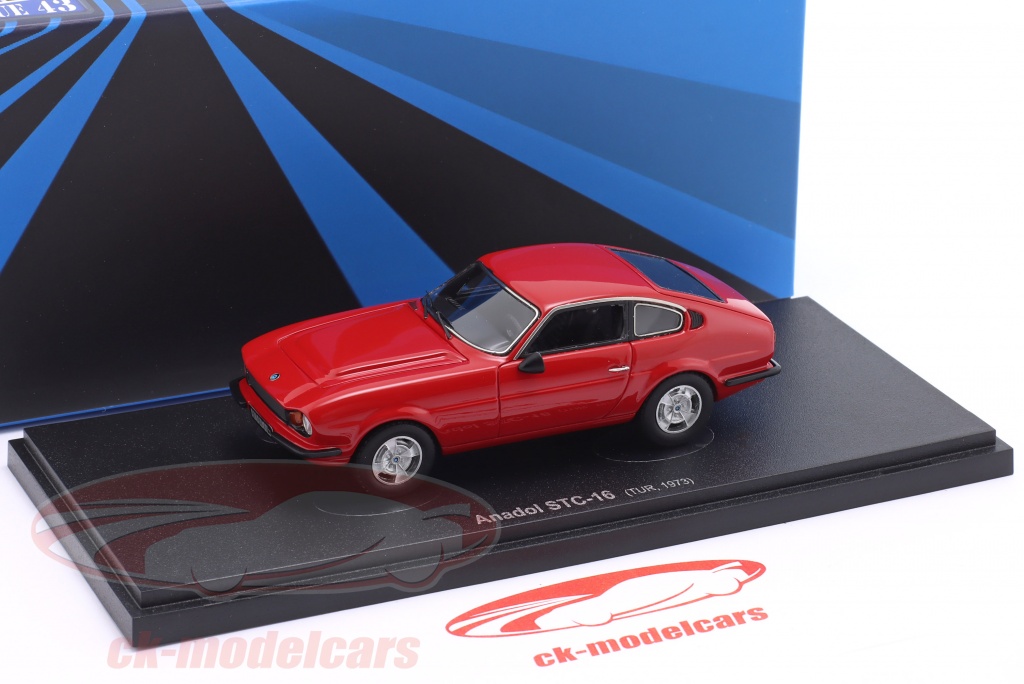 AutoCult 1:43 Anadol STC-16 Baujahr 1973 rot 60125 Modellauto 60125